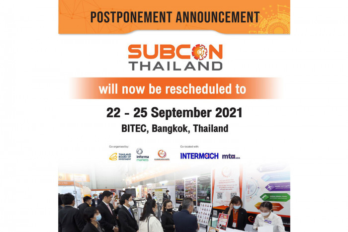 Bangkok Post - New Dates for SUBCON Thailand 2021