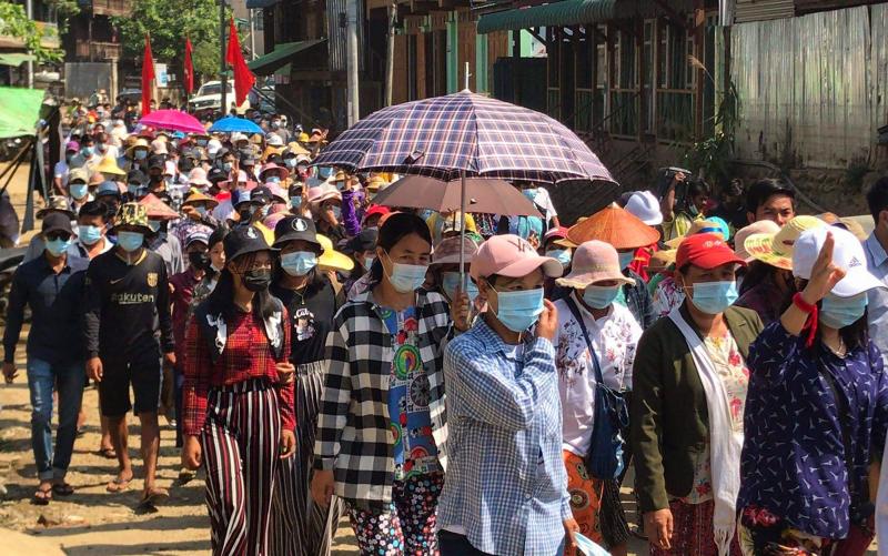 Bangkok Post - Fears for supplies in Myanmar as exodus grows from fighting