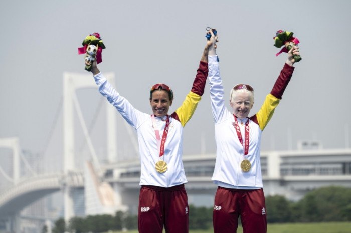 Bangkok Post - Paralympic triathlete who helped Spain fight Covid wins gold