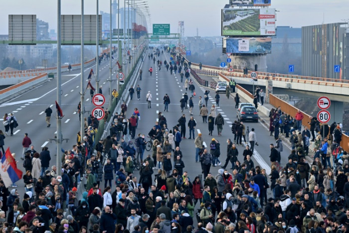 Bangkok Post - Protesters block roads in Serbia over lithium mining project
