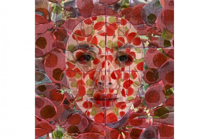 Bangkok Post - US artist combines faces and flowers