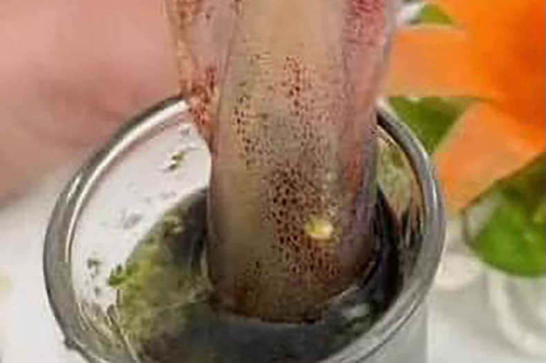 Bangkok Post - Squid shots - tasty but risky fad