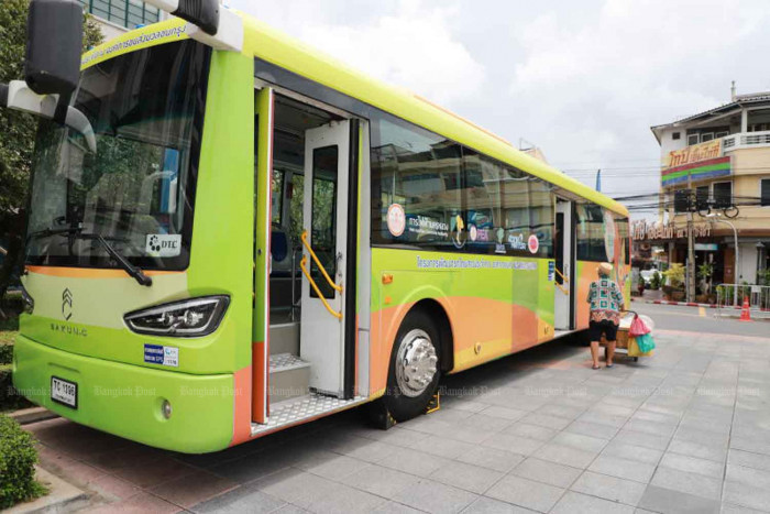 Bangkok Post - 54 EV buses eyed for 5-year rental