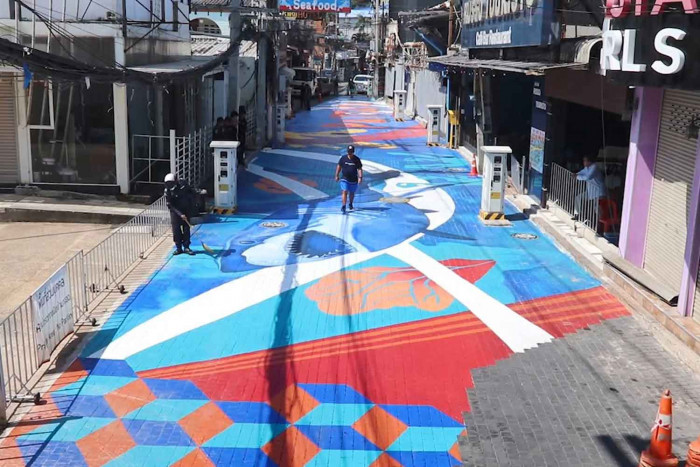 Bangkok Post - Low art: murals painted on Pattaya's Walking Street