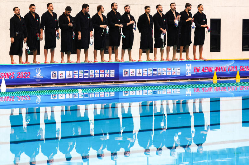 Bangkok Post - Iran water polo players fail to sing anthem, seen as ...