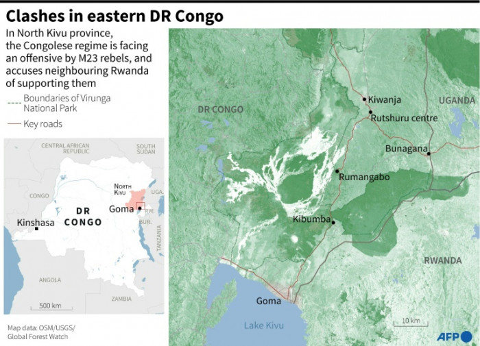Bangkok Post - M23 rebels advance in eastern DR Congo