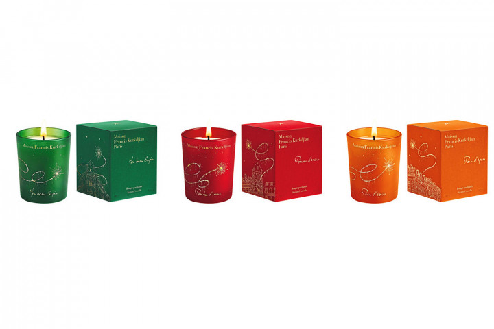 Limited edition scented candles by MFK