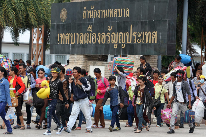 Bangkok Post - Myanmar labourers repatriated