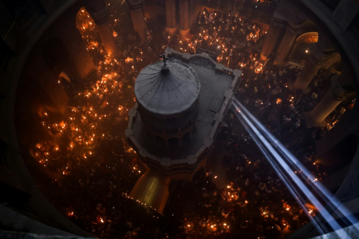 Bangkok Post - Thousands in Jerusalem for Orthodox Easter 'Holy Fire' rite