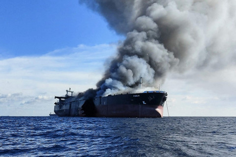 Bangkok Post - Three missing from burning tanker off Malaysia