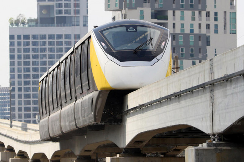 Bangkok Post - Yellow Line monorail service gets positive reviews