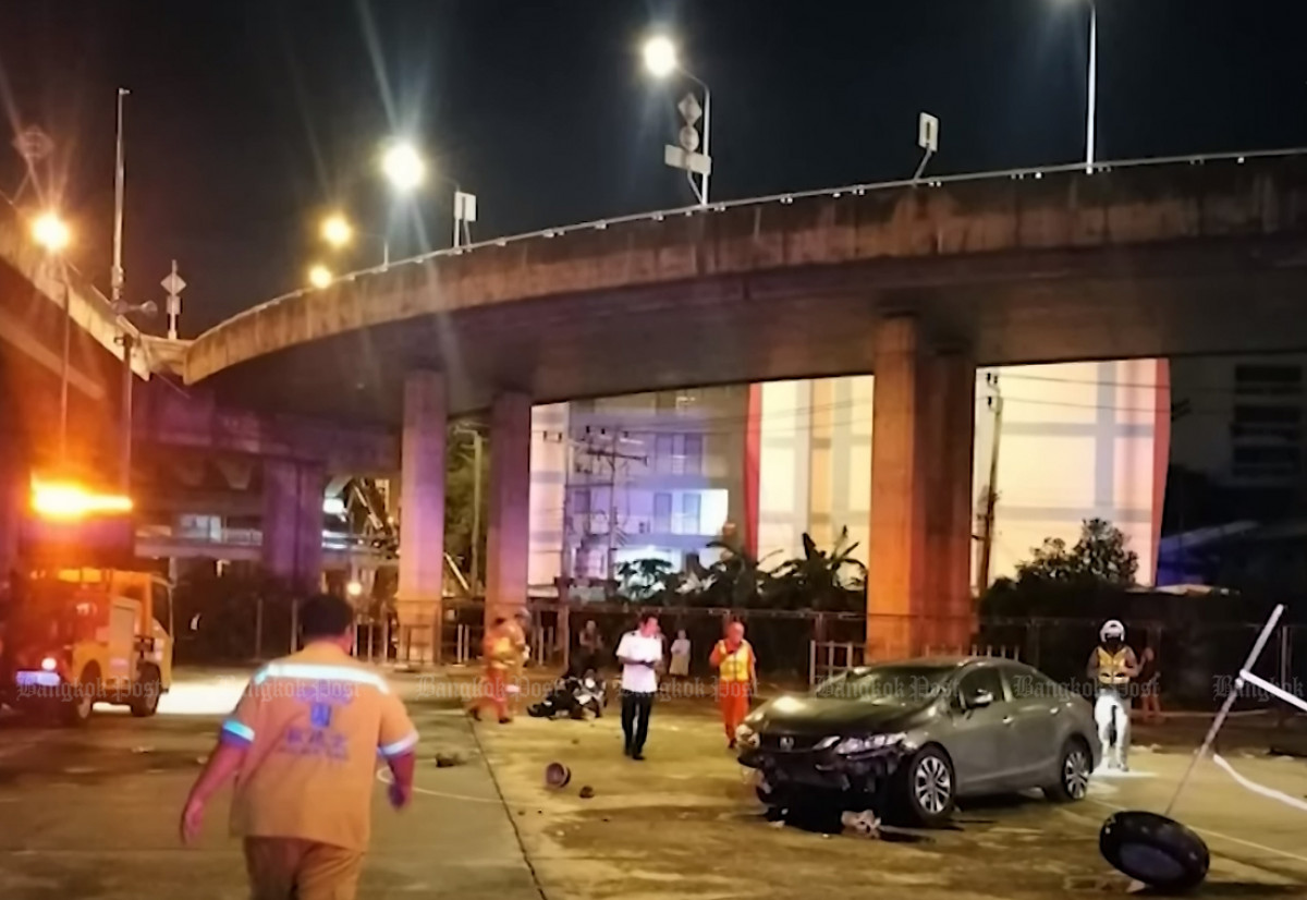 Car falls from expressway, driver survives Bangkok Post Learning ...