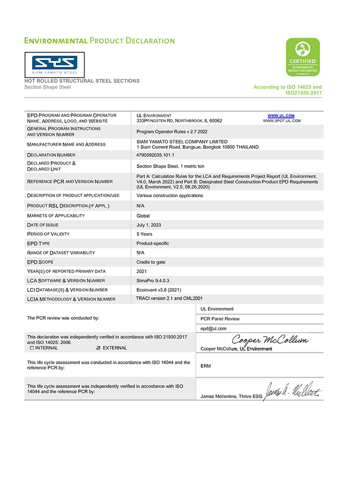 Bangkok Post - SYS Acquires EPD certification, Strengthening Its Green Commitment to Thailand's ...