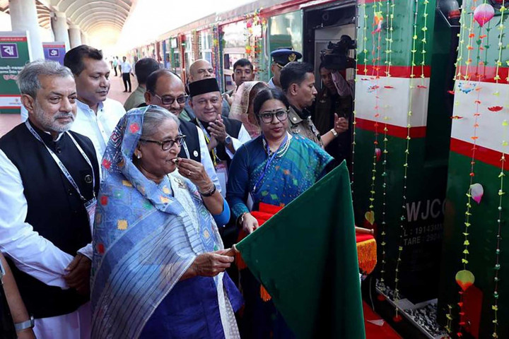 Bangkok Post - Chinese-built railway inaugurated in Bangladesh