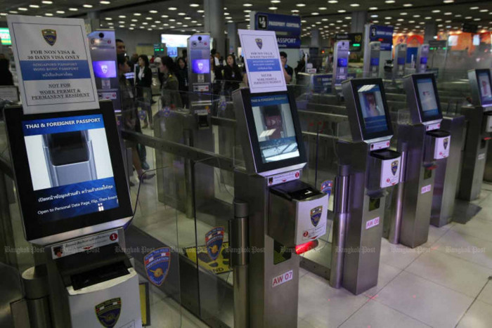 Bangkok Post - Automatic processing for outbound foreigners from next month