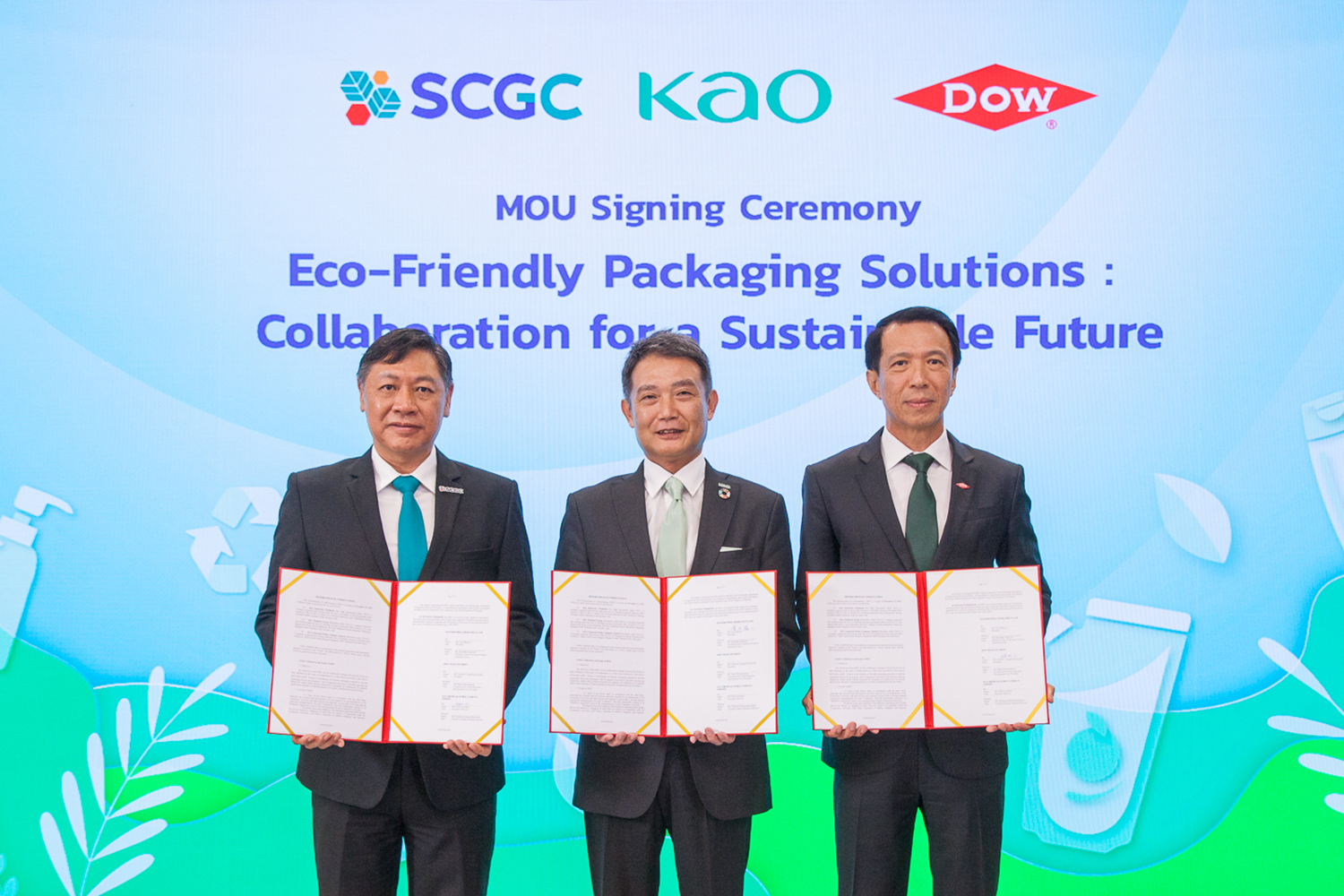 Kao Thailand Partners with SCGC and Dow for Sustainable Packaging - Thailandtv.news