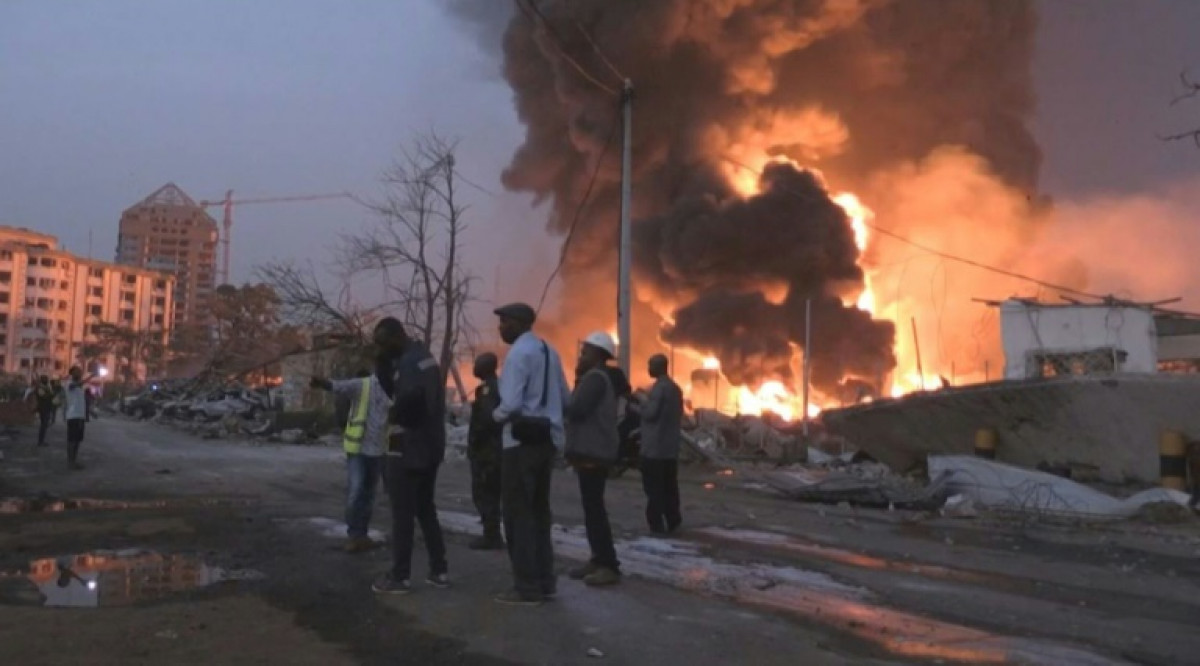 Bangkok Post - Explosion, blaze at Guinea fuel depot leave eight dead