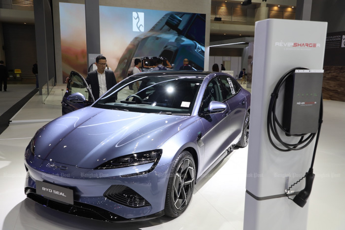 Bangkok Post - Chinese EV maker BYD poised to dethrone Tesla