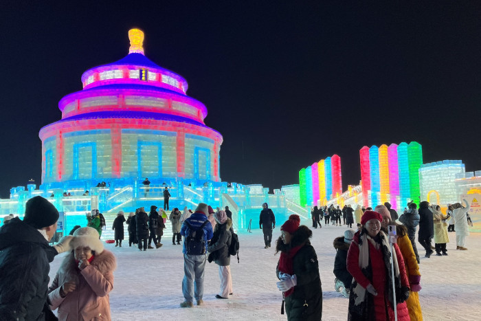 Bangkok Post - China’s ‘ice city’ draws record holiday crowds