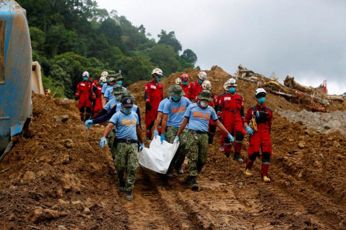 Bangkok Post - Philippines says 110 missing after landslide kills at ...