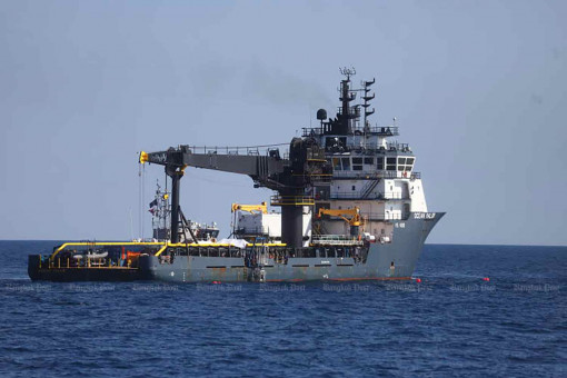 Bangkok Post - Salvage of sunken corvette Sukhothai begins