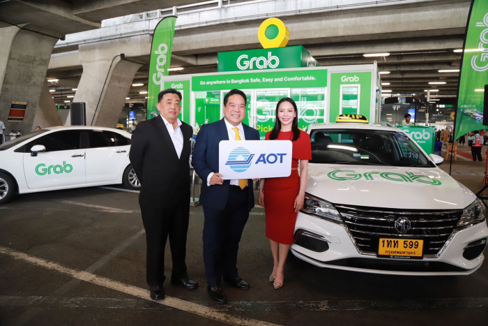 Bangkok Post - Grab taxi service comes to Suvarnabhumi