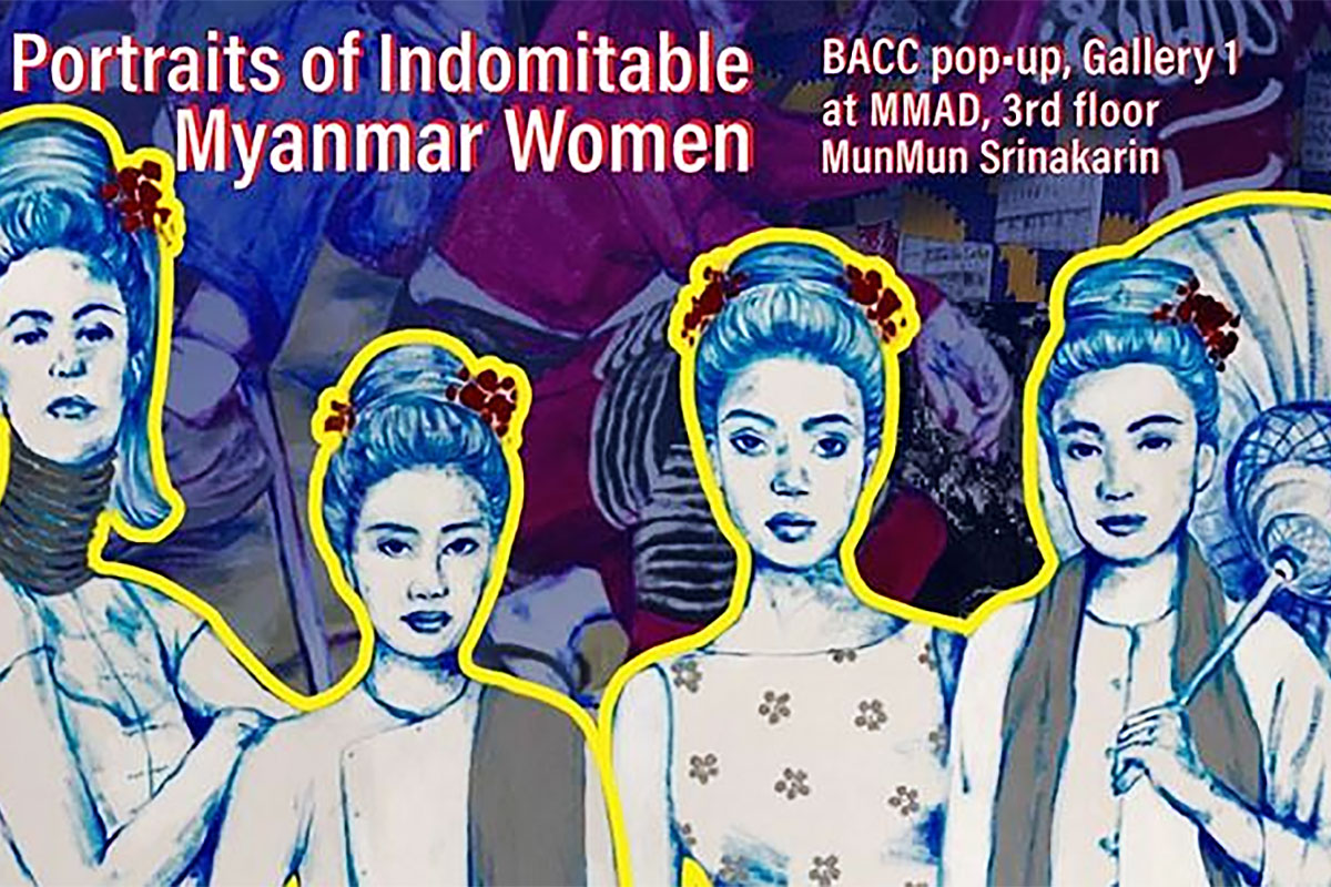 Bangkok Post - Artist pays tribute to Myanmar heroines