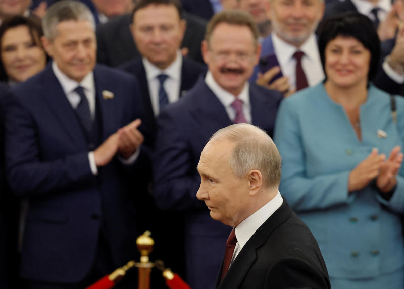 Bangkok Post - Russia's Putin sworn in as president for fifth term