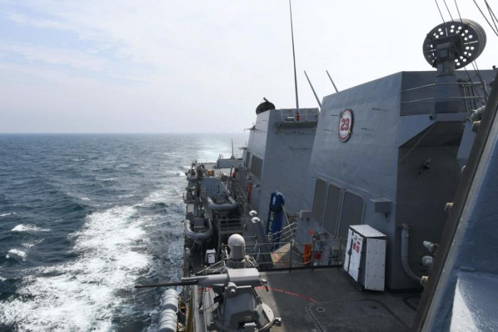 Bangkok Post - China military 'drove away' US destroyer in South China Sea