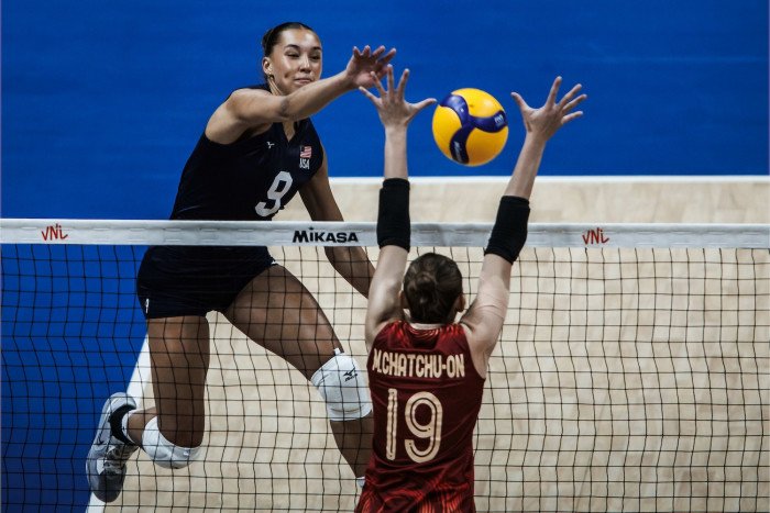 Bangkok Post - Thai women fall to USA in Volleyball Nations League opener