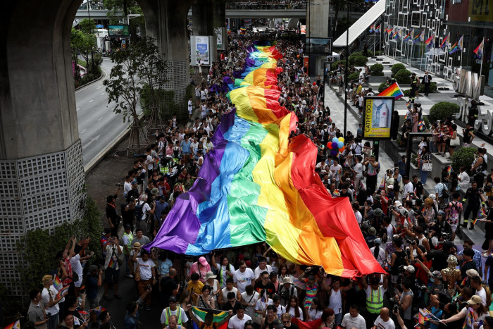 Bangkok Post - Huge Pride parade has extra meaning this year