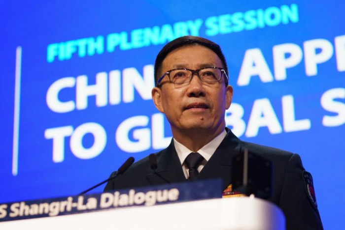Bangkok Post - China defence chief swipes at US at his first global forum