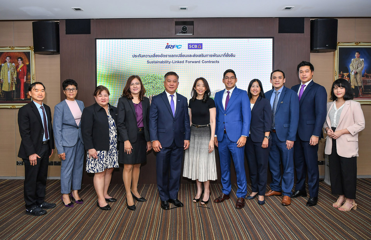 Bangkok Post - IRPC and SCB Sign Sustainability-Linked Forward Contract