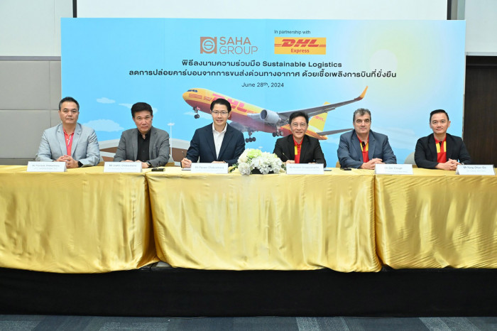 Bangkok Post - Saha Group Partners with DHL to Cut Carbon Emissions