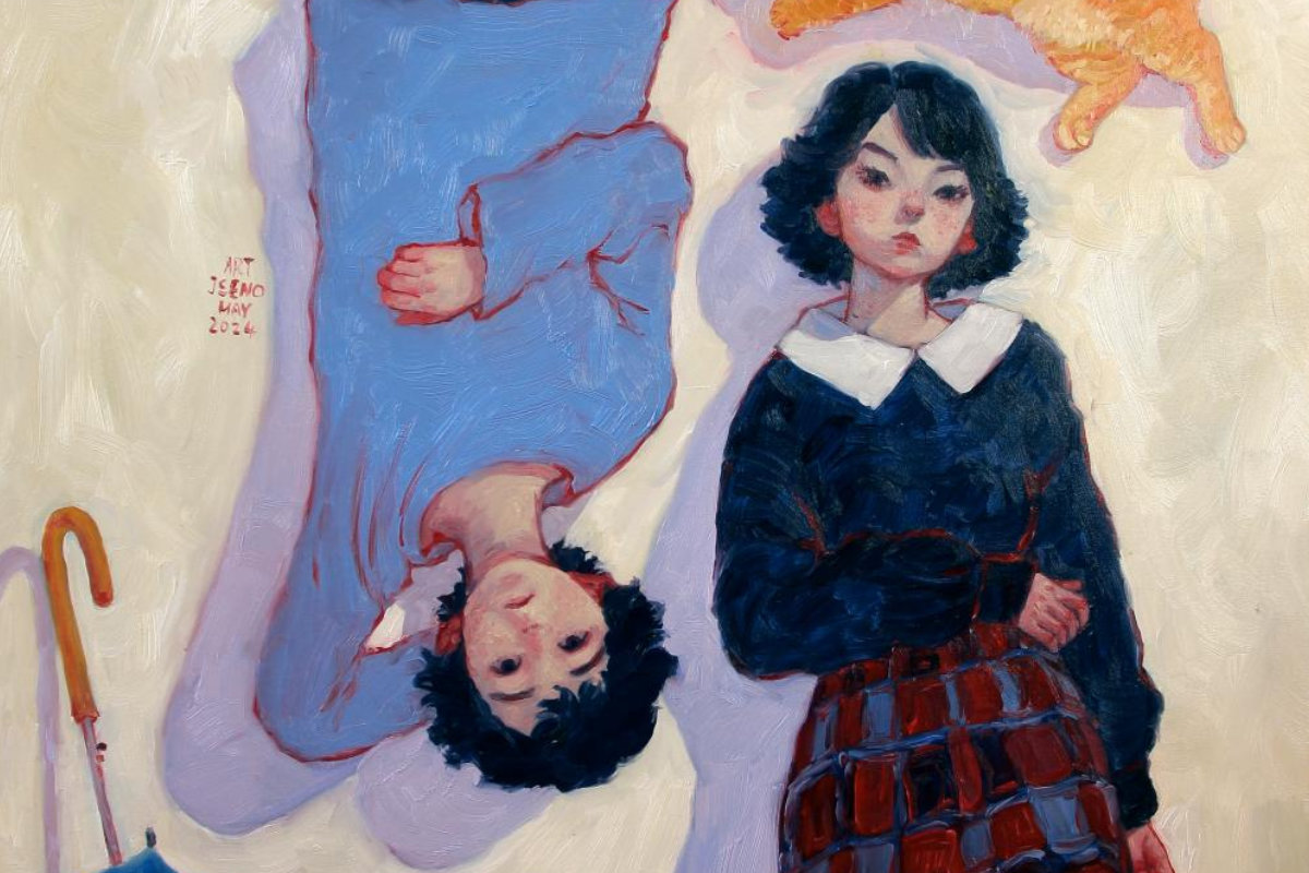 Bangkok Post - Artist presents divergent worlds on canvas