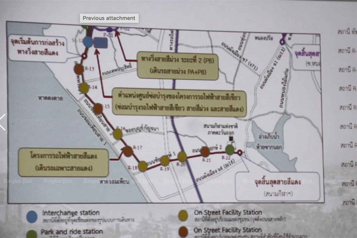 Pattaya gets ready for new monorail line Bangkok Post Learning - Learn ...