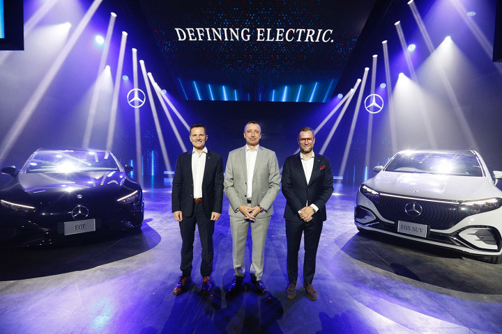 Bangkok Post - Mercedes-Benz rolls out new electric models in Thailand