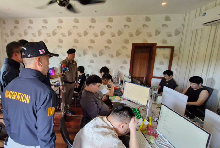 Bangkok Post - 15 Chinese scammers arrested in Chon Buri