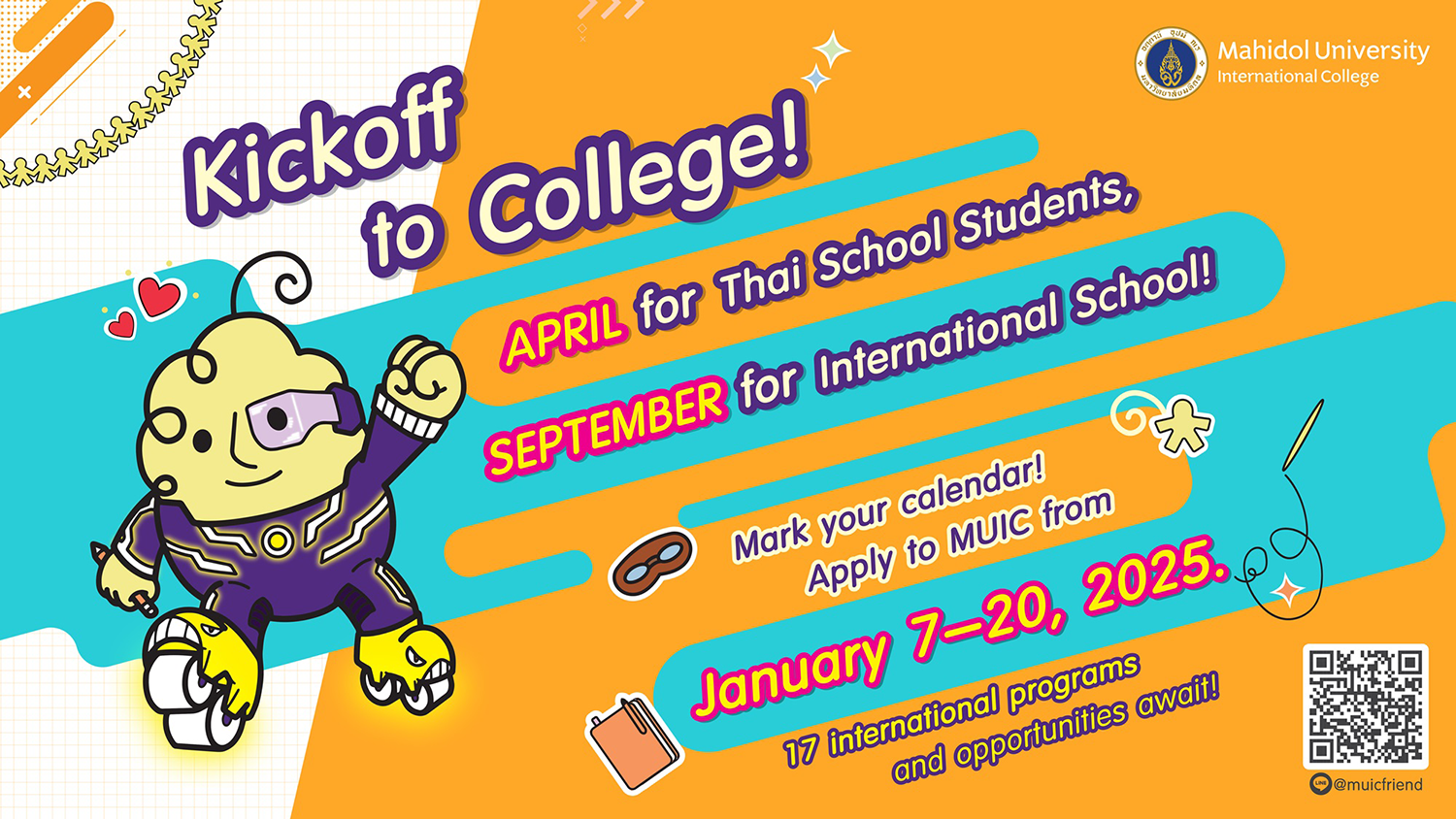 Bangkok Post - MUIC Announces Application Schedules