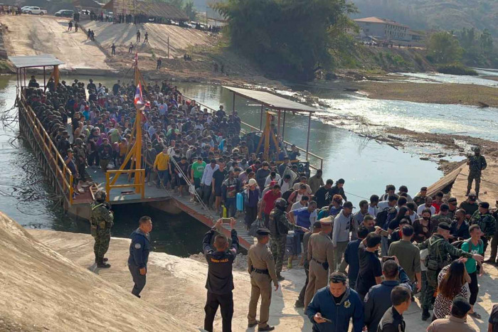 Bangkok Post - Myanmar scam gangs free 261 people