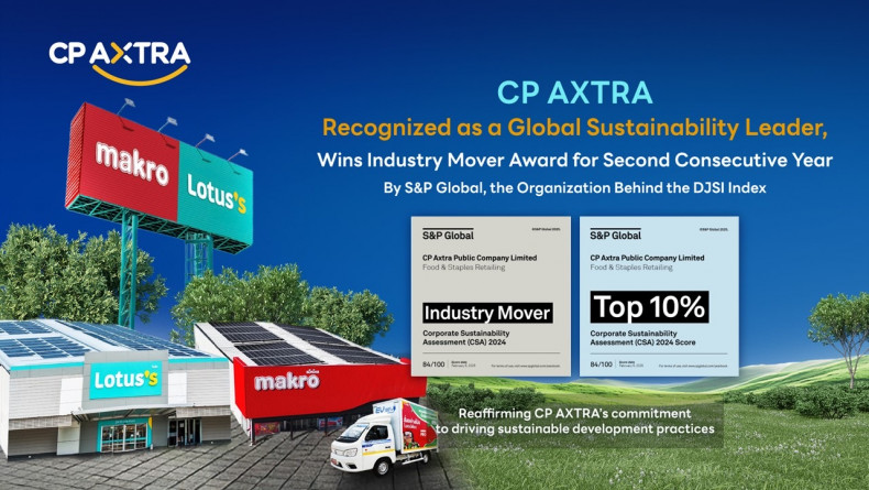 Bangkok Post - CP AXTRA Named Industry Mover for Sustainability Leadership