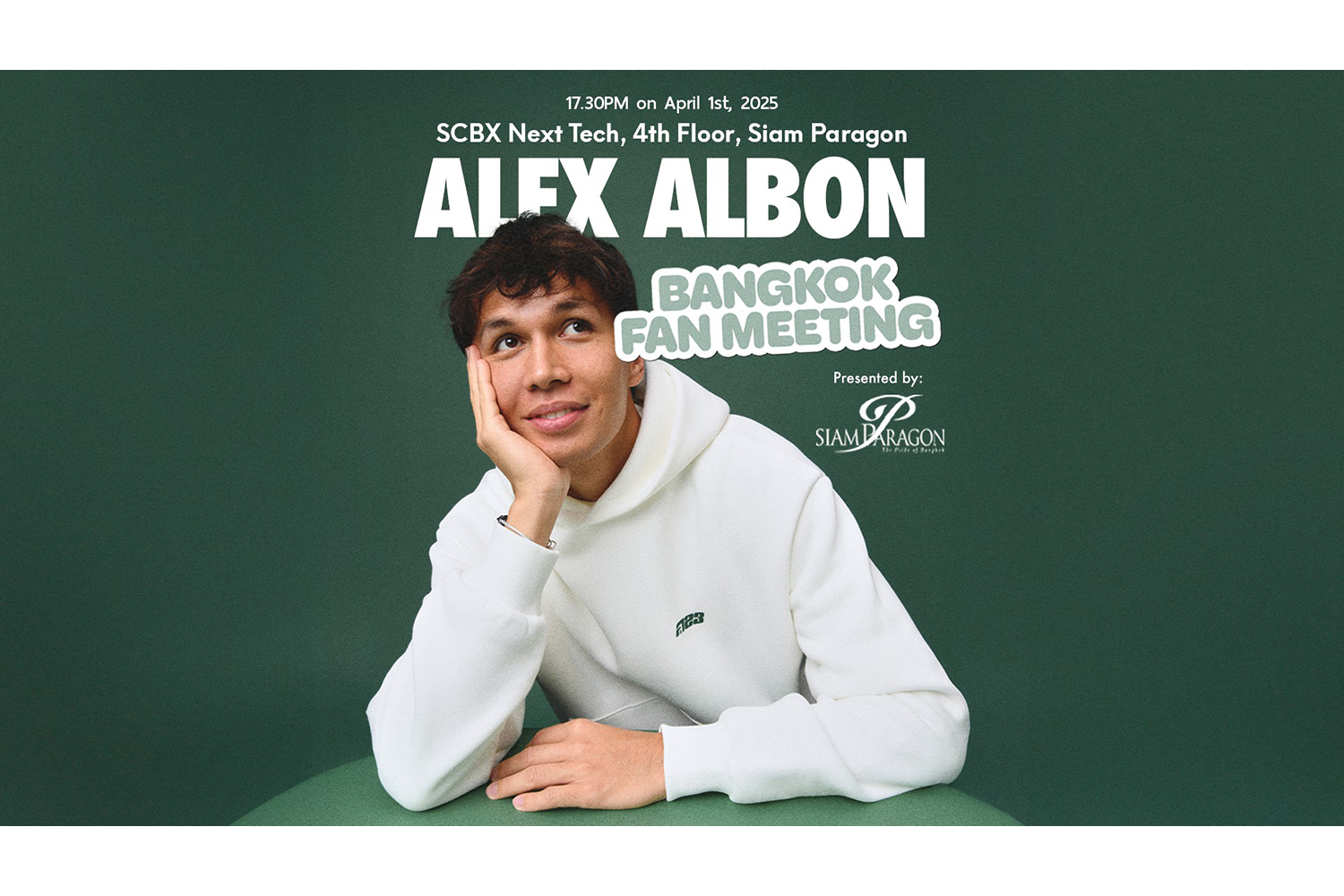 Bangkok Post - Alex Albon to Meet Fans at Siam Paragon