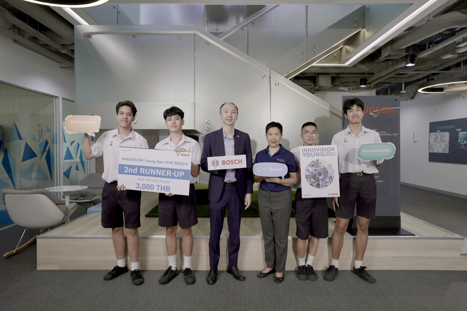 Bangkok Post - Bosch Awards Six Young Innovators for STEM Ideas