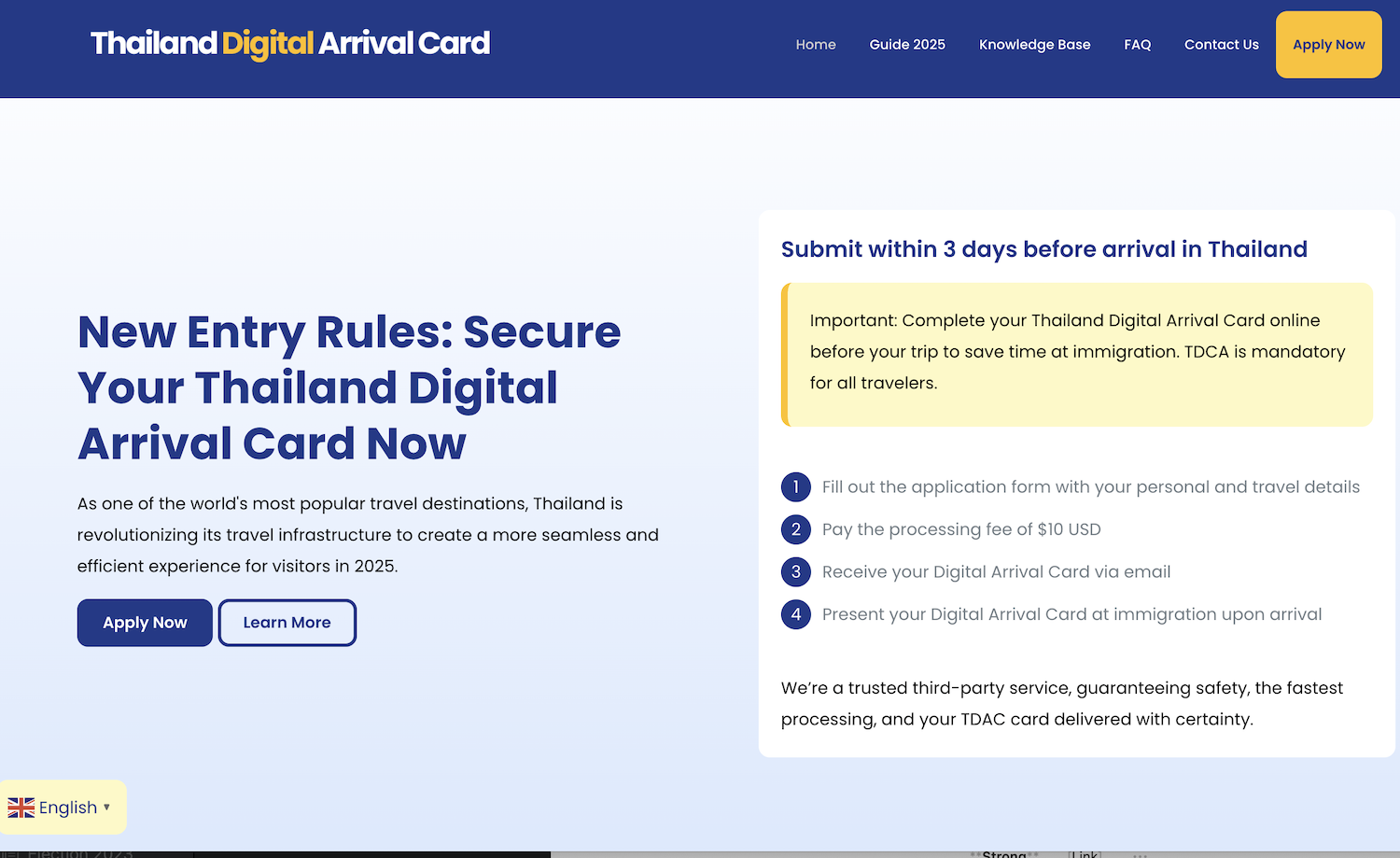 Fake Thailand Digital Arrival Card website alert Bangkok Post Learning ...