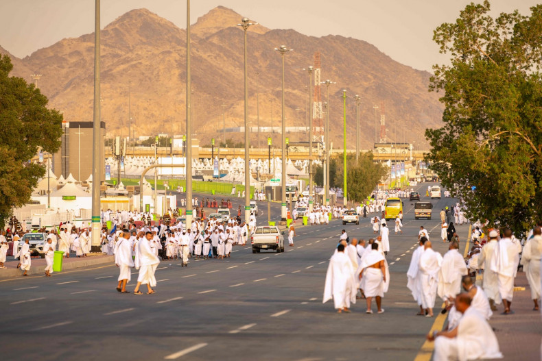 Bangkok Post - Muslim pilgrims pray at Mount Arafat in hajj apex