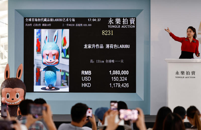Bangkok Post - Labubu doll fetches $150,000 at auction as demand rages