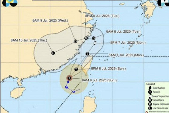 Bangkok Post - Typhoon May strengthen on track toward northern Philippines