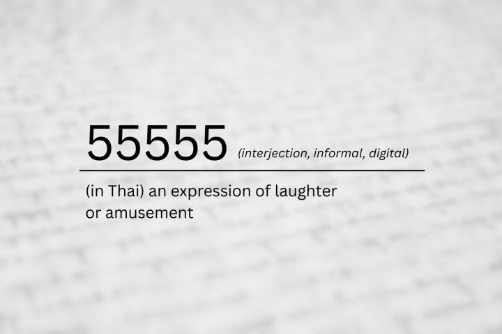 Bangkok Post - Why Thai people type '5555' to laugh online (and what ...