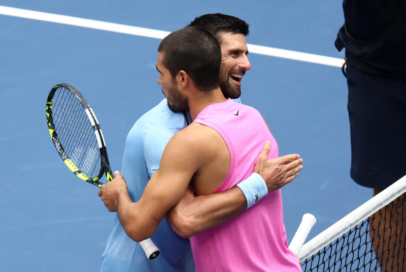 Bangkok Post - Tennis - Alcaraz tames Djokovic before Sinner sets up US ...