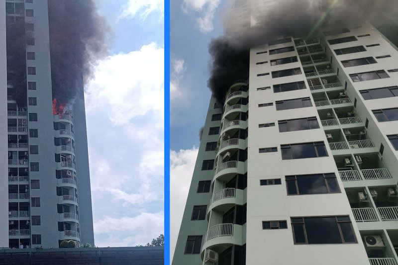 Bangkok Post - 38-storey condo on fire in Bangkok, multiple occupants ...